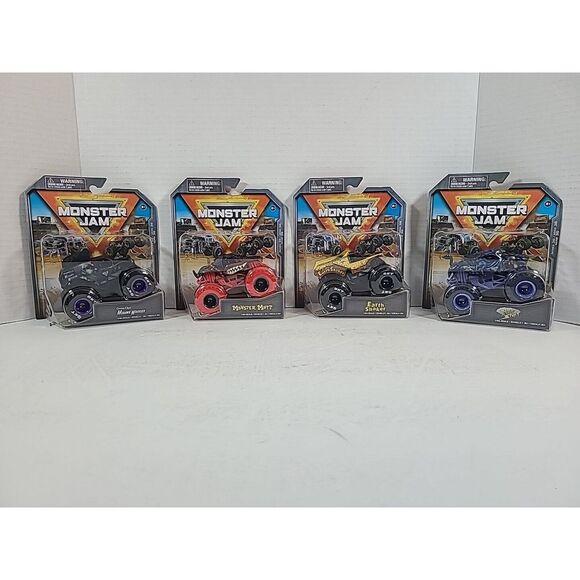 Toys | Monster Jam Lot 4x Monster Trucks Series 36 | Poshmark
